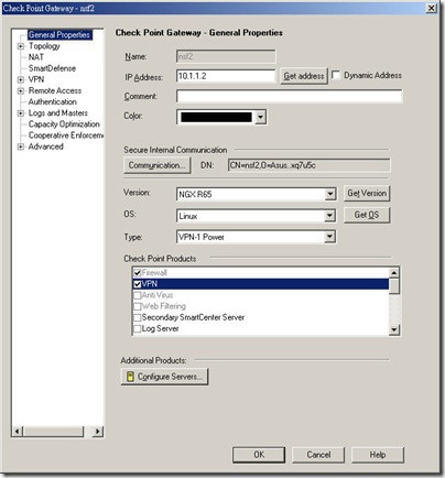 Dophiのブログ: Alteon Switched Firewall 6000 Installation - Part 3